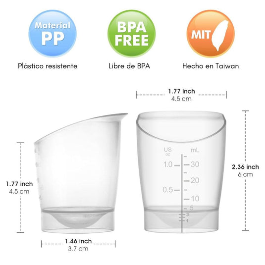 Vasitos de alimentación para leche materna – Baby Pollito