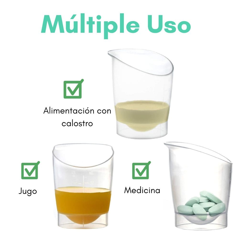 Vasitos de alimentación para leche materna – Baby Pollito